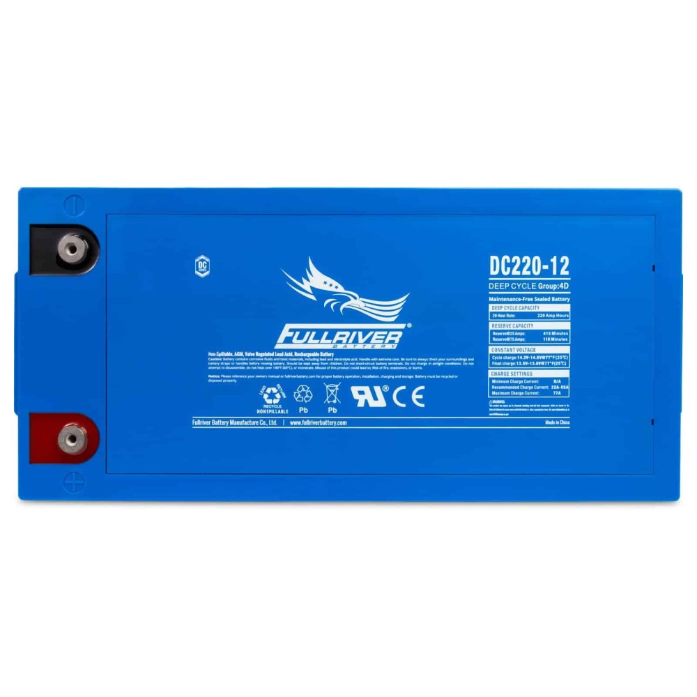 Fullriver DC220-12 battery 12V 220Ah AGM