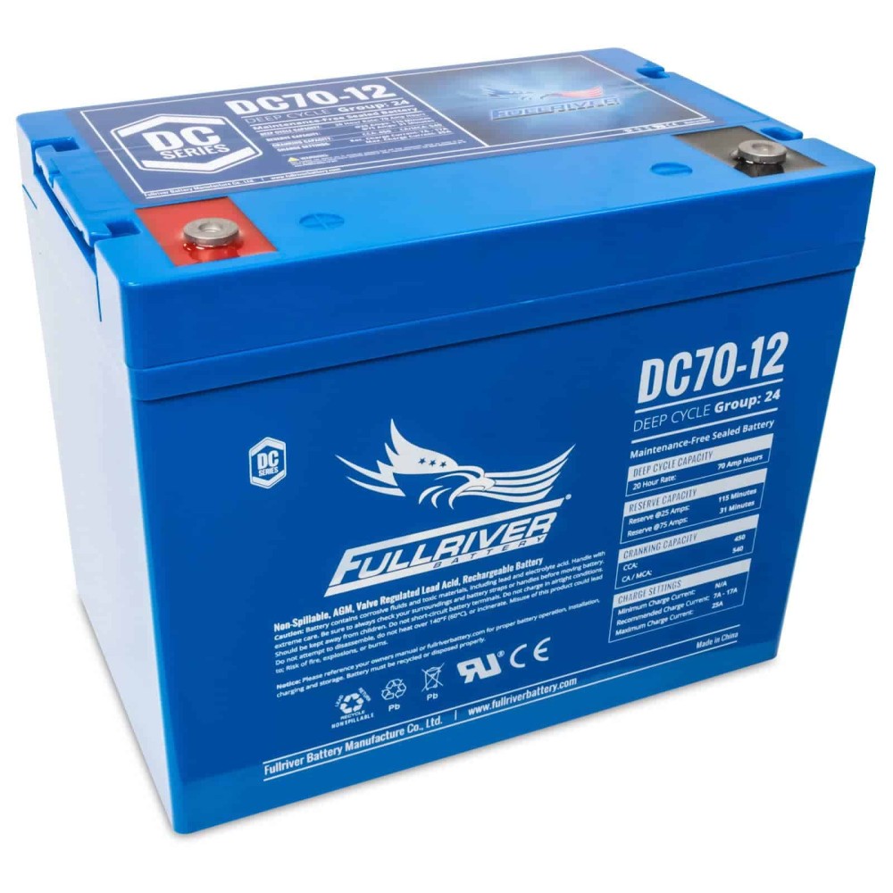 Fullriver DC70-12 battery 12V 70Ah AGM