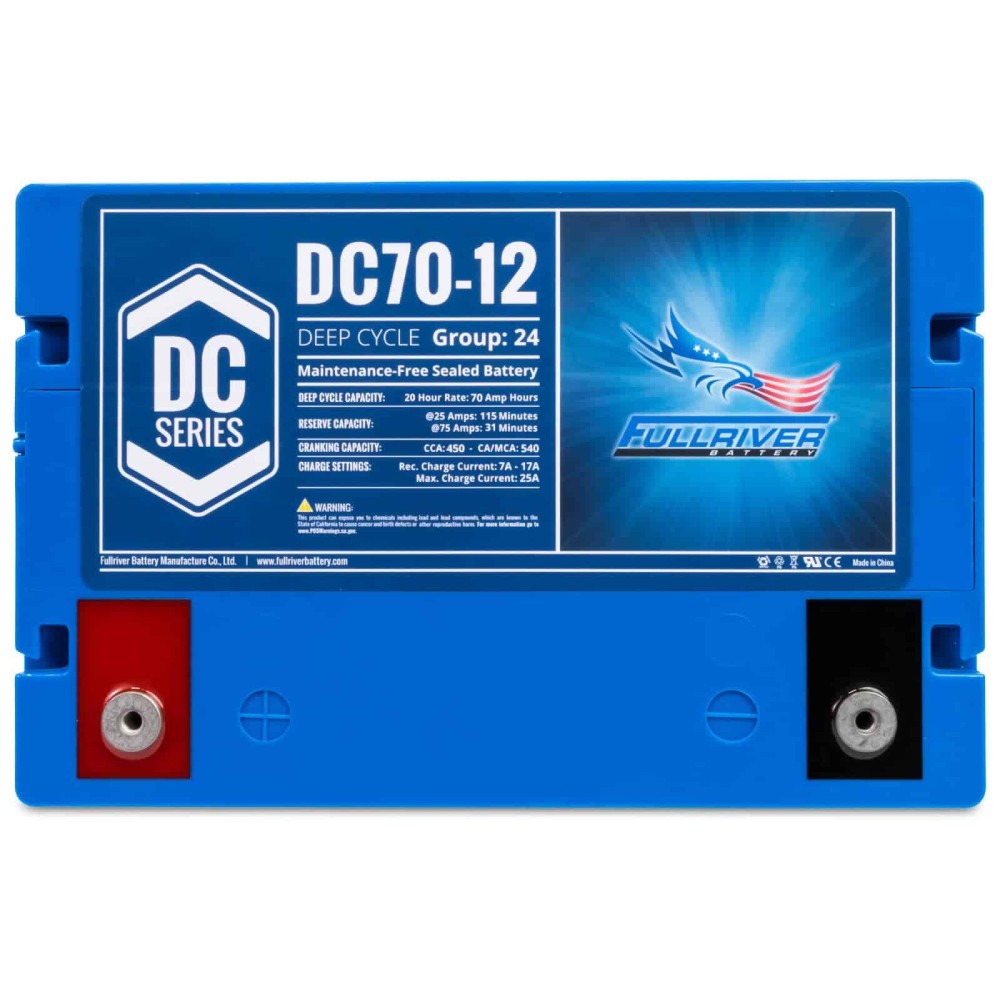 Fullriver DC70-12 battery 12V 70Ah AGM
