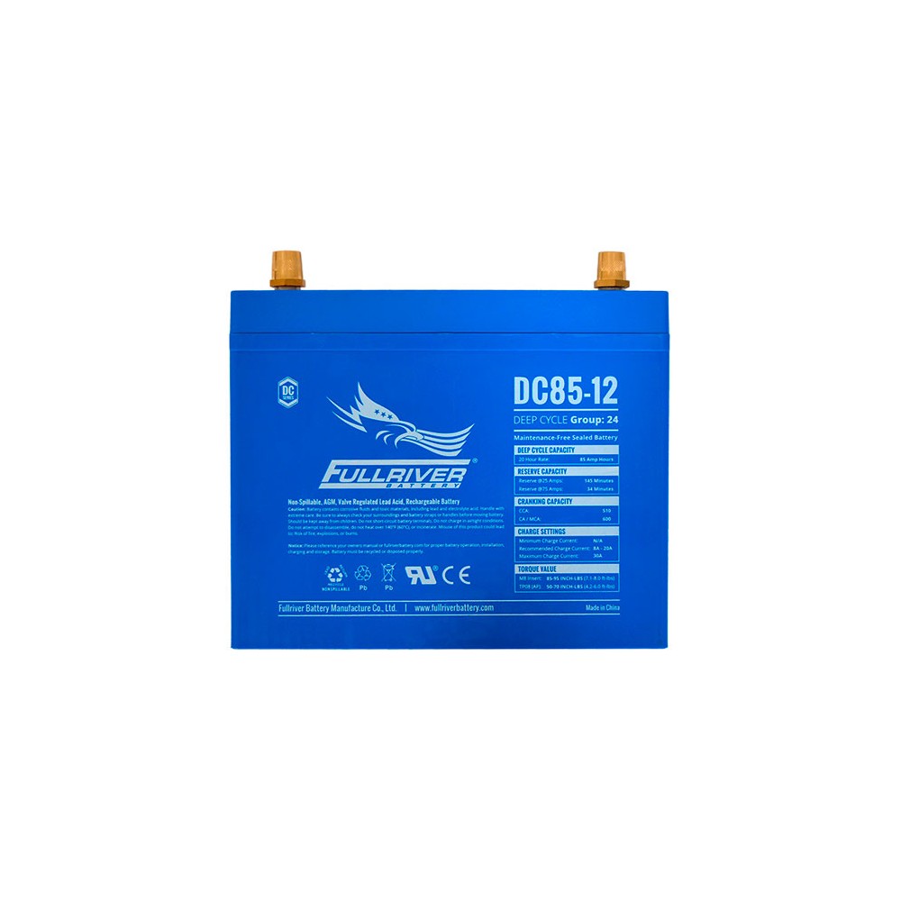 Fullriver DC85-12 battery 12V 85Ah AGM